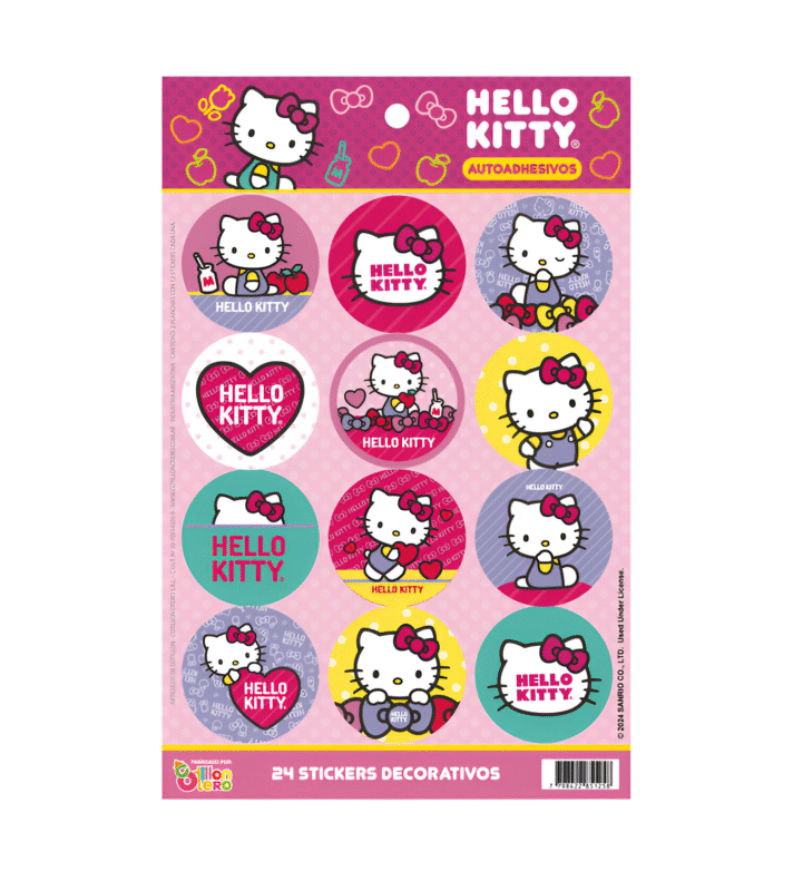 Plancha stickers Hello Kitty – Oh My Fiesta Complemento para Eventos ...